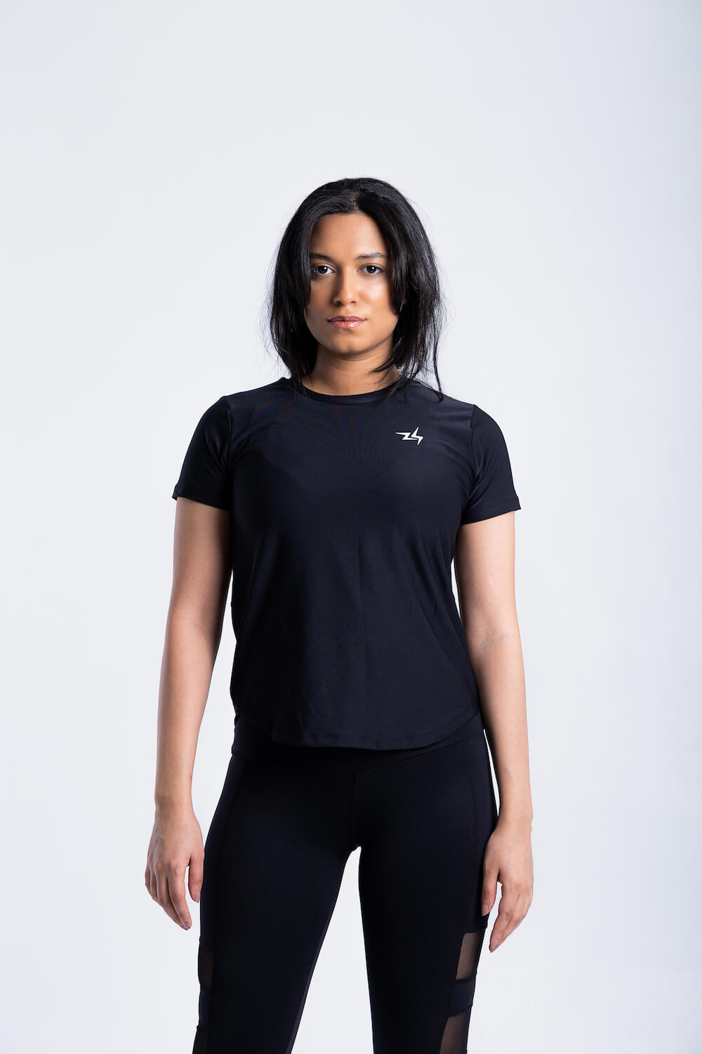 Curved Hemline T-Shirt | Simple & Versatile Design Multiple Colors